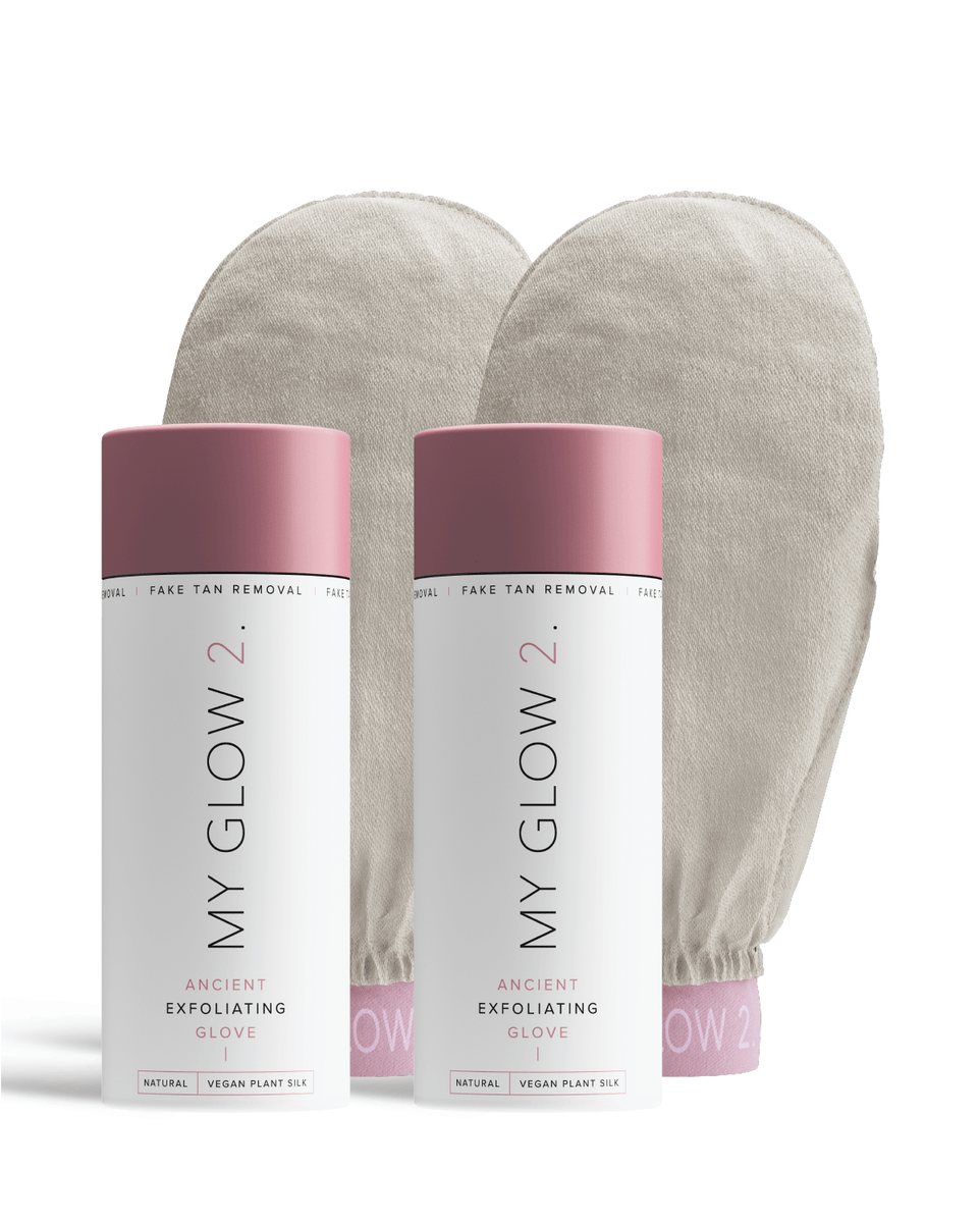 Exfoliating Glove Bundle for Fake Tan Removal | My Glow 2